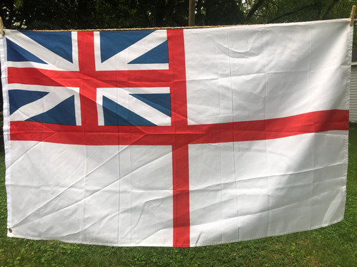 British Navy Flag/ The White Ensign Flag | Spring Valley Lodges