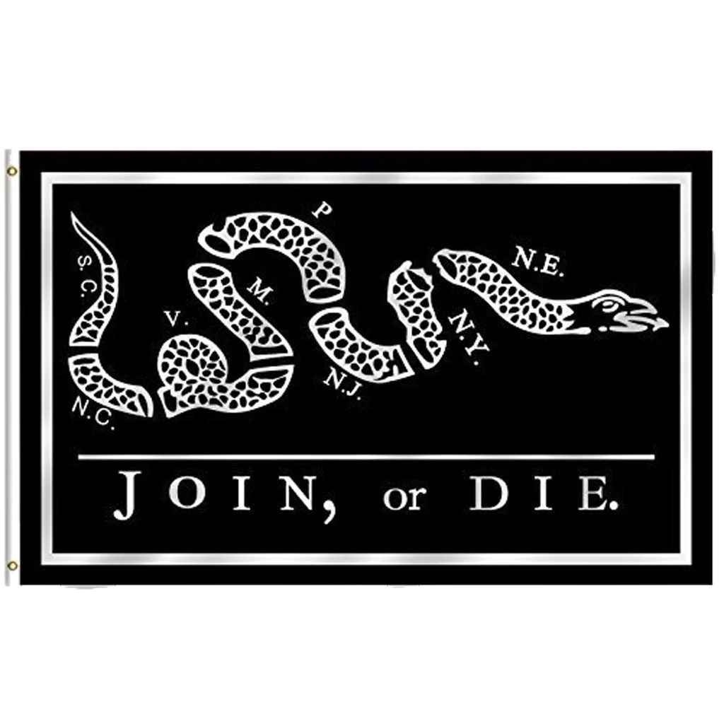 Join or Die Flag | Spring Valley Lodges