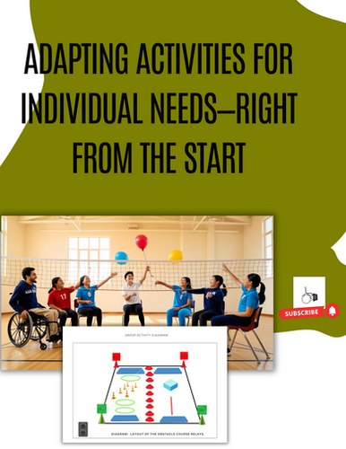 ‘Activity Adaptation Cheat Sheet | Easy Adapted PE