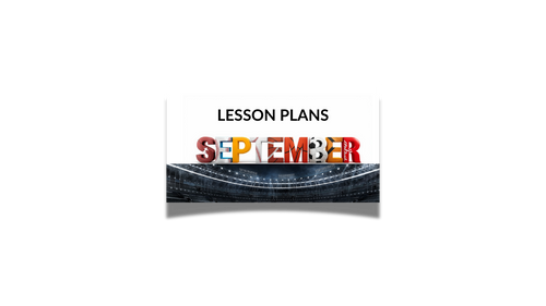 September Lesson Plan & Visual Bundle | Adapted PE & PE Resources