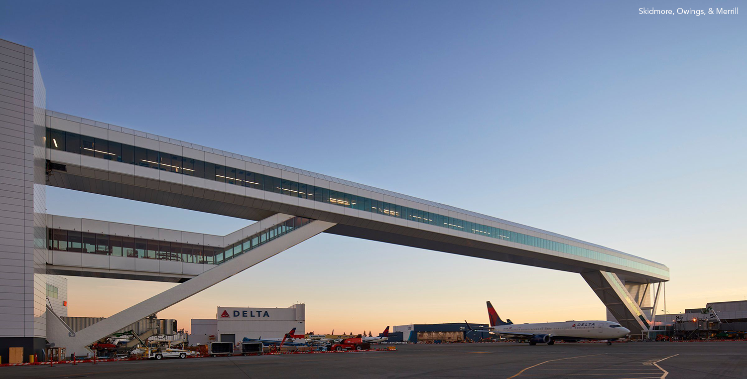 SeaTac IAF Pedestrian Walkway