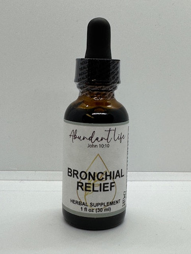 Bronchial Relief – Herbal Lung & Throat Support | 1 oz | Abundant Life NC