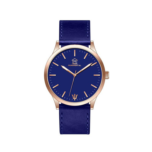 Rose Gold & Blue ICON | Monumental Watches