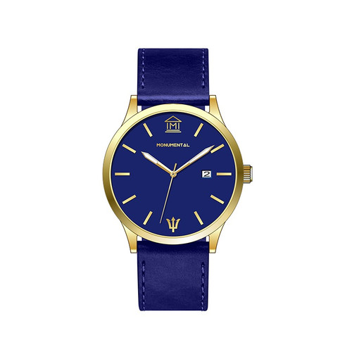 Gold & Blue ICON | Monumental Watches