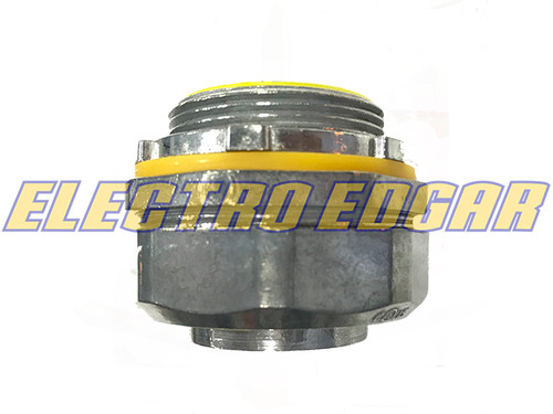 CONECTOR RECTO 1 1/2" PARA CORAZA AMERICANA | Electro Edgar