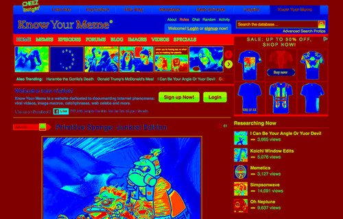 A Heat Map of "Know Your Meme" | take