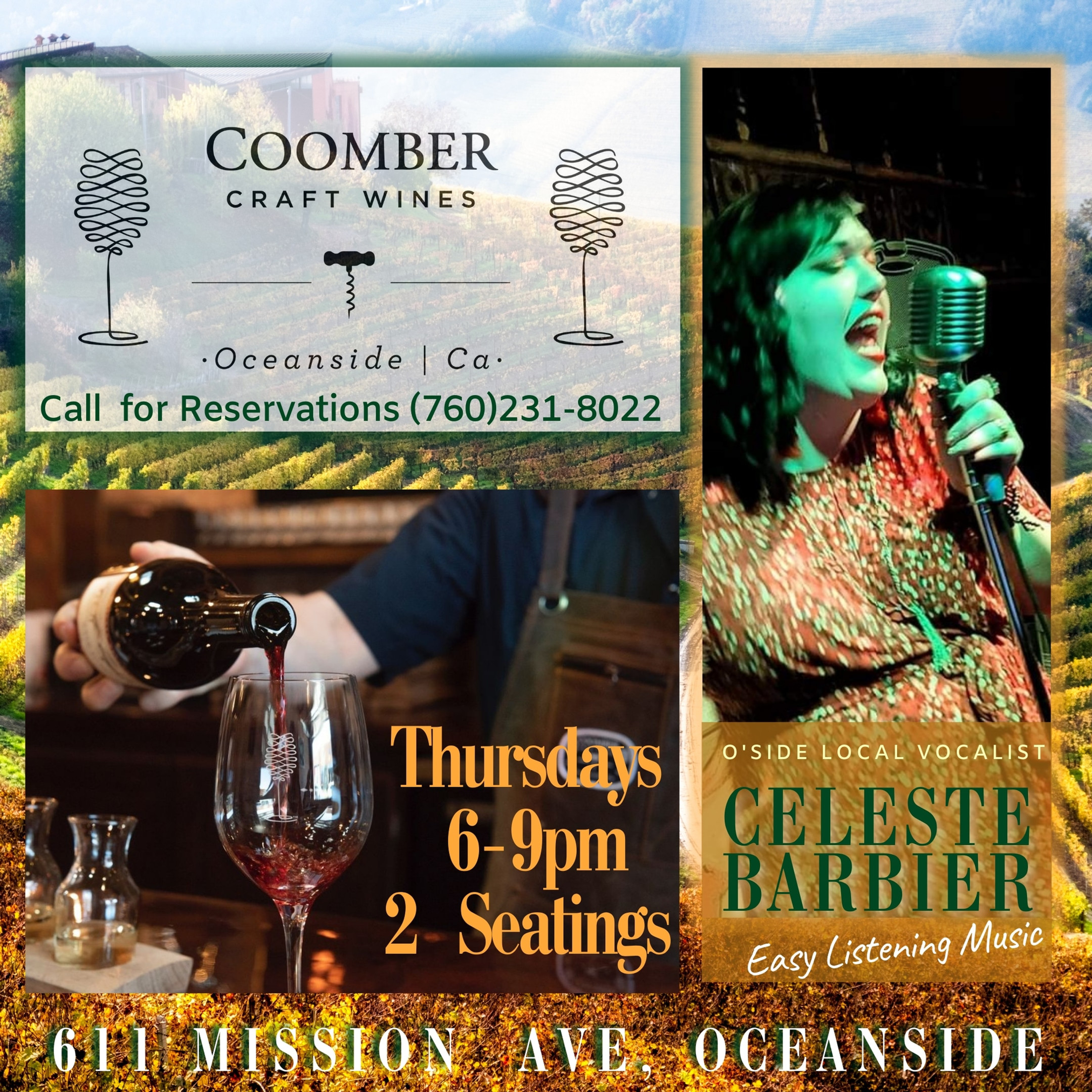 Thursdays with Celeste Barbier At Coomber Craft Wines (1) | celestebarbier