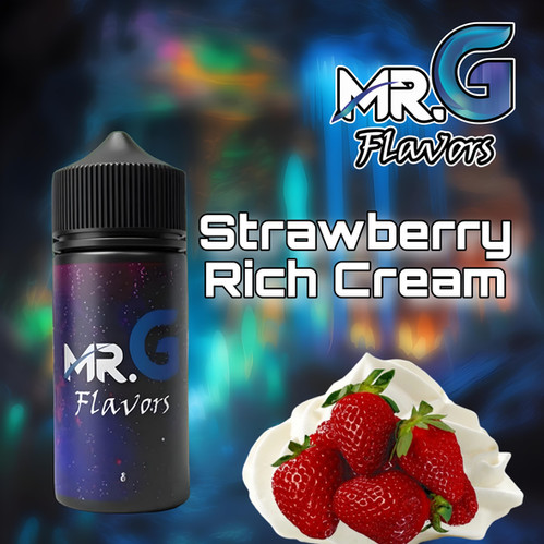 Strawberry Rich Cream E- LIQUID | MR.G Flavors