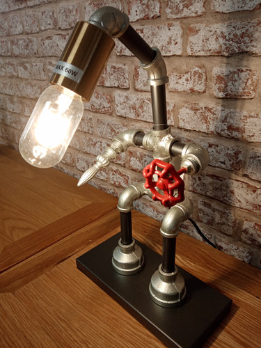 Pipe figure lamp | Thorndale Furnishers