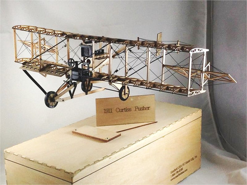 20" Curtiss Pusher Display Model | Maxford Usa