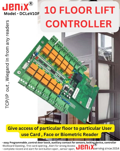 Elevator Lift Access Control Board, Floor-Specific User Access, PC ...
