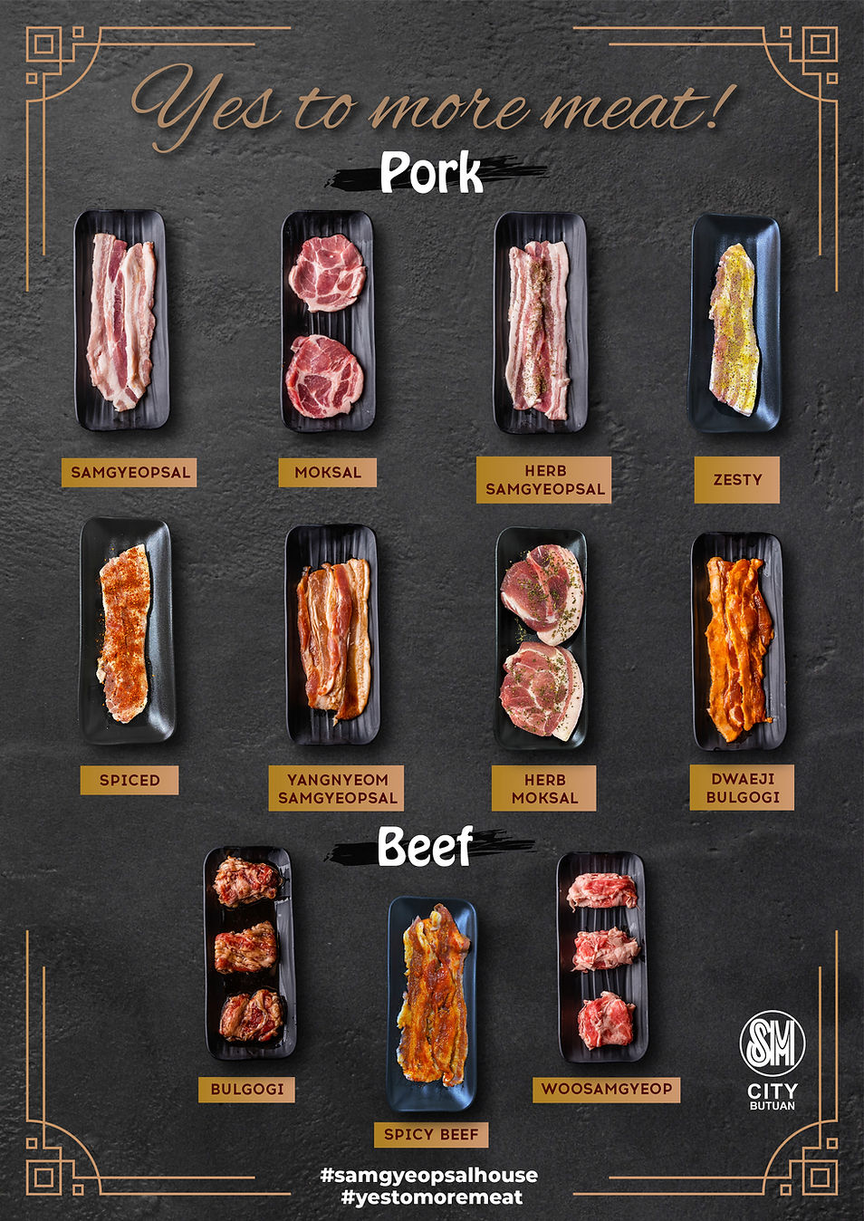 MENU | SamgyeopsalHouseBXU