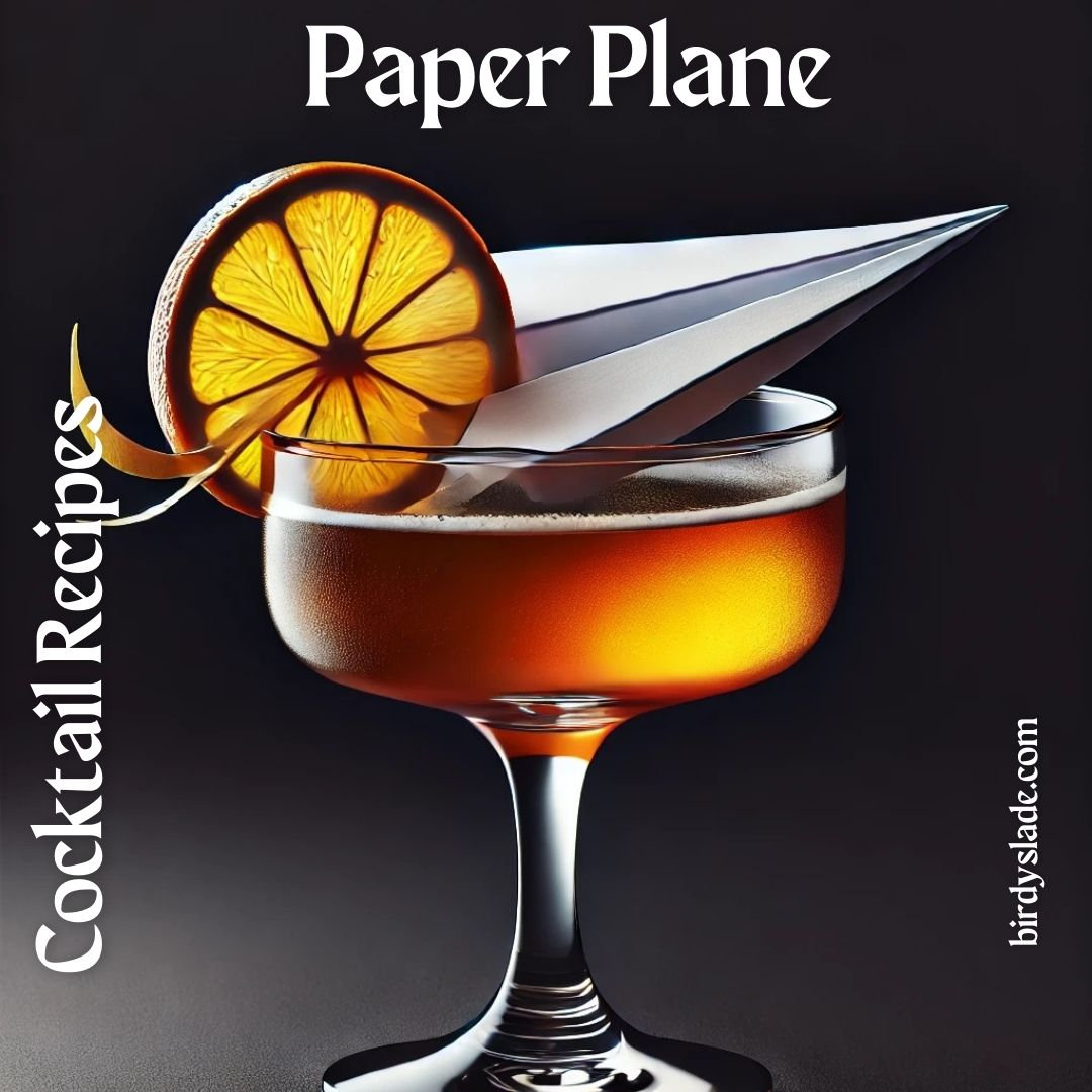 Paper Plane - Take Off Recipe in a Minute | Birdyslade | Bourbon Based ...