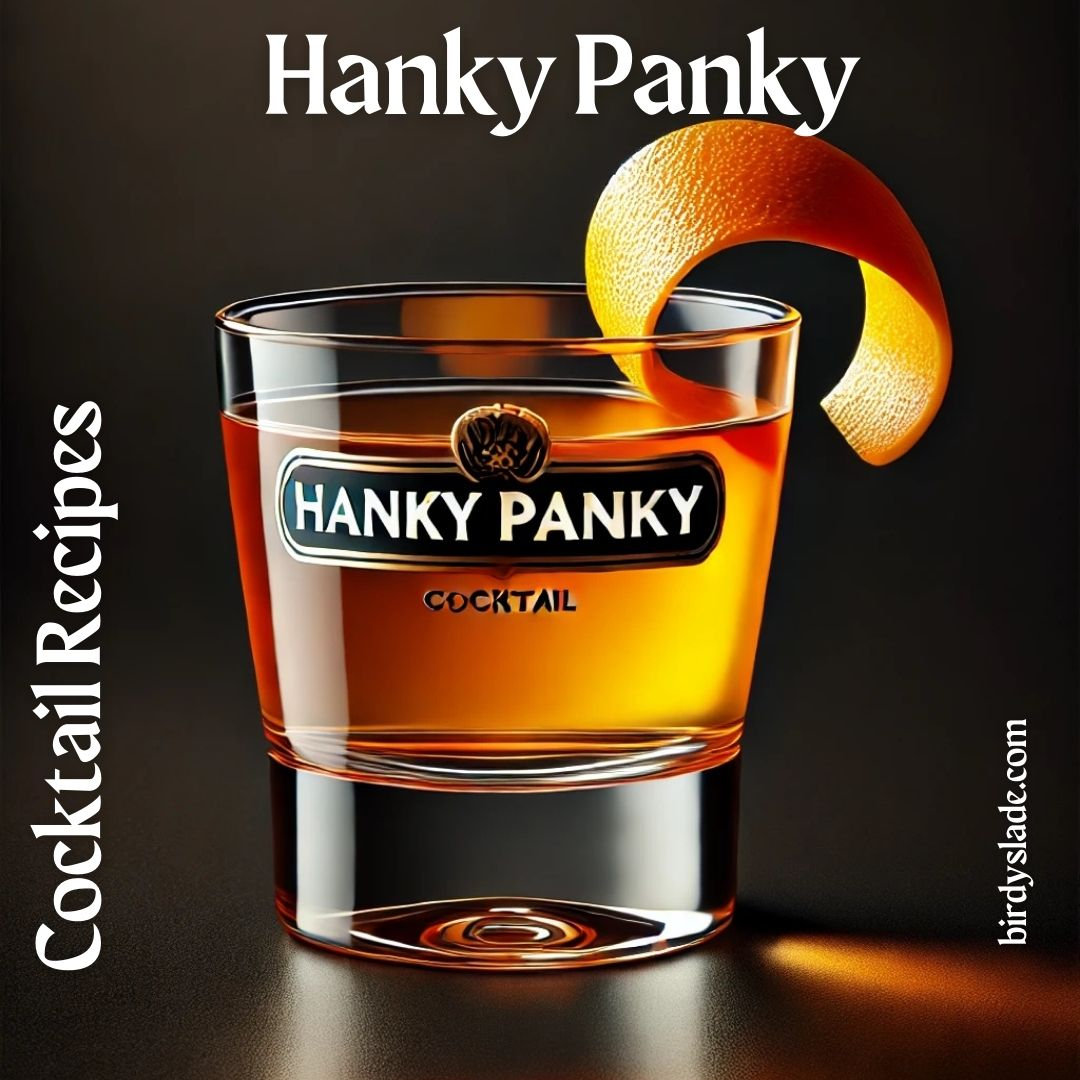 Hanky Panky Cocktail - Speedy Instructions | Birdyslade | Gin, Fernet ...