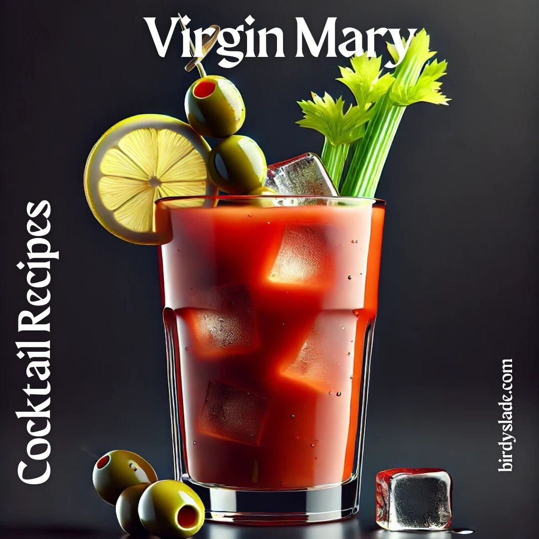 Virgin Mary Mocktail Recipe in Seconds | Birdyslade | Based Recipe