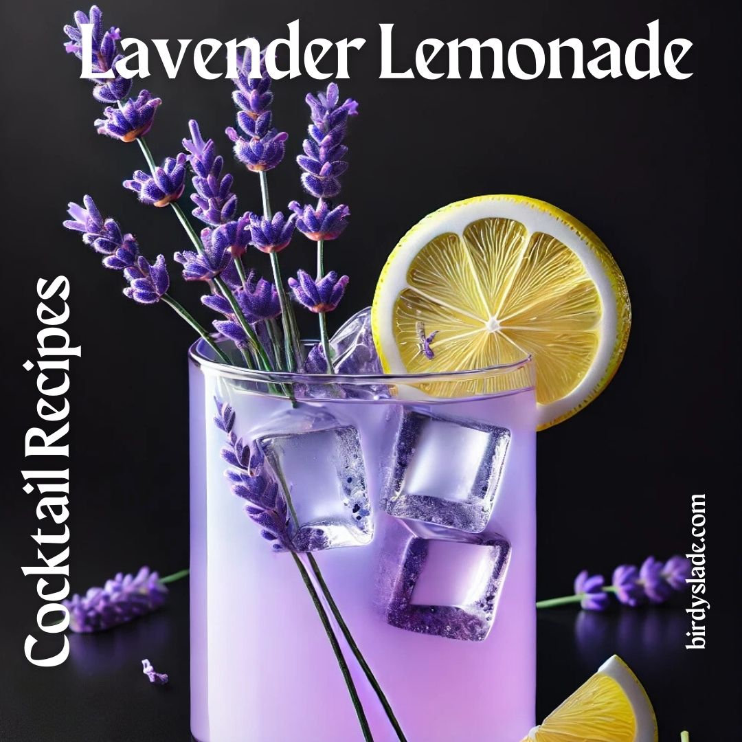 Lavender Lemonade - Mocktail | Birdyslade | Based Recipe