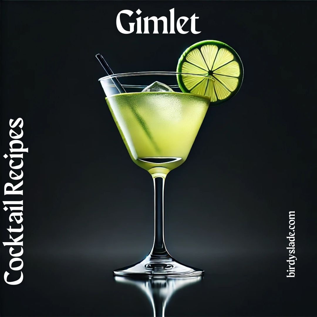 Gimlet Cocktail - Fast Recipe | Birdyslade | Gin Based Recipe