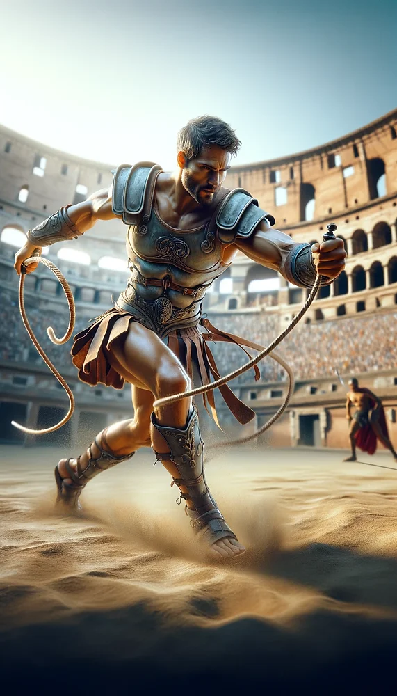 Laquaerius Gladiator - The Lasso Fighter Unleashed