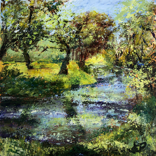 ** SOLD ** ‘River Manifold, Derbyshire Dales’ original painting | Jane ...