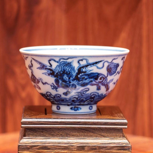 Imitation of Ming Dynasty Yong Xuan Period Blue & White Porcelain ...