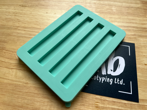 ASTM D790 Flexural Test Silicone Mold 127x12.7mm | mb prototyping Ltd.