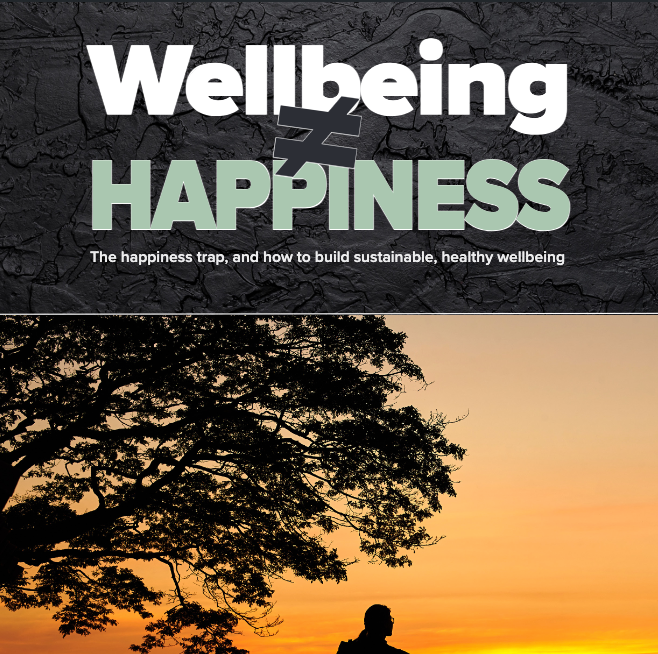 Wellbeing ≠ Happiness