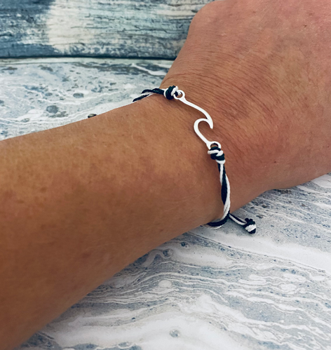 Dover Wave Team Colors Adjustable Bracelet - Simple Wave | Oceane's Echo