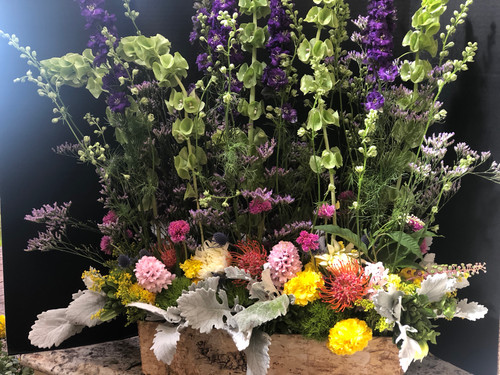 Birch window box #2 | Bridgets Blooms