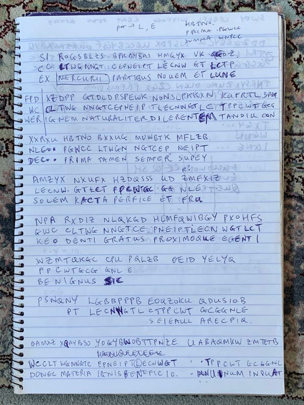 Cipher Treasure Hunt Part II: A Secret Key Hidden in Plain Sight