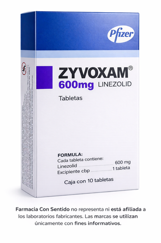 Linezolid 600 mg Caja con 10 tabletas | FARMASCIA