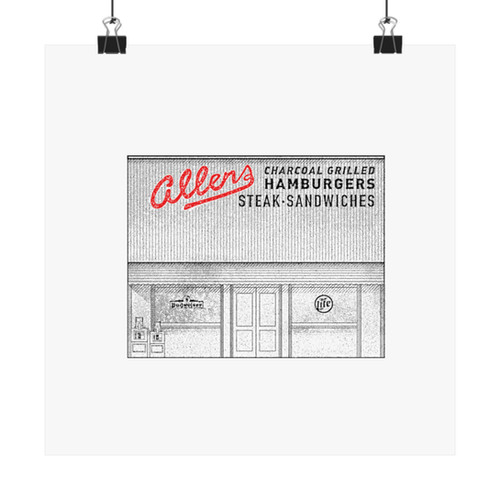 Allen's - Athens, Georgia - Poster | McWhorter Creative