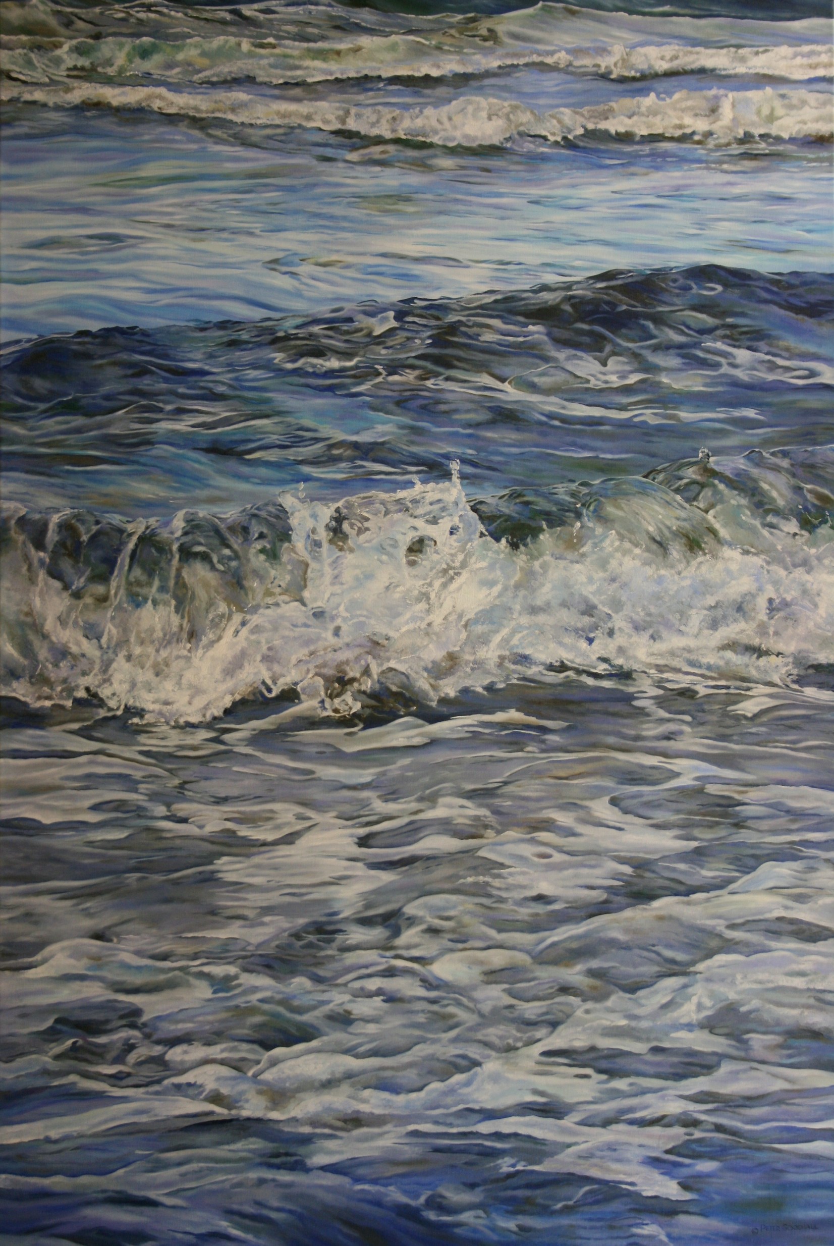 Contemporary paintings of water | peter-goodhall