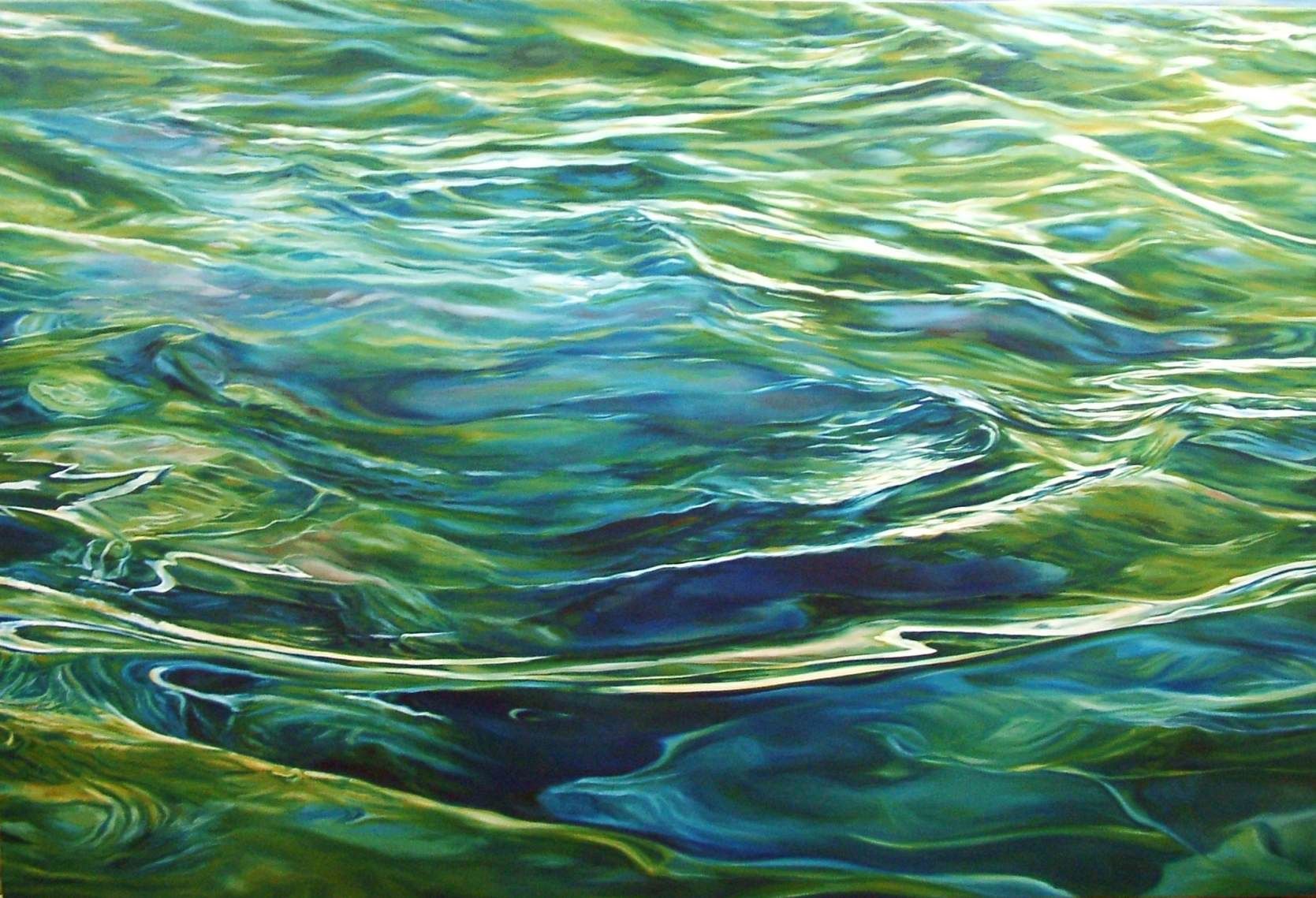 Contemporary paintings of water | peter-goodhall