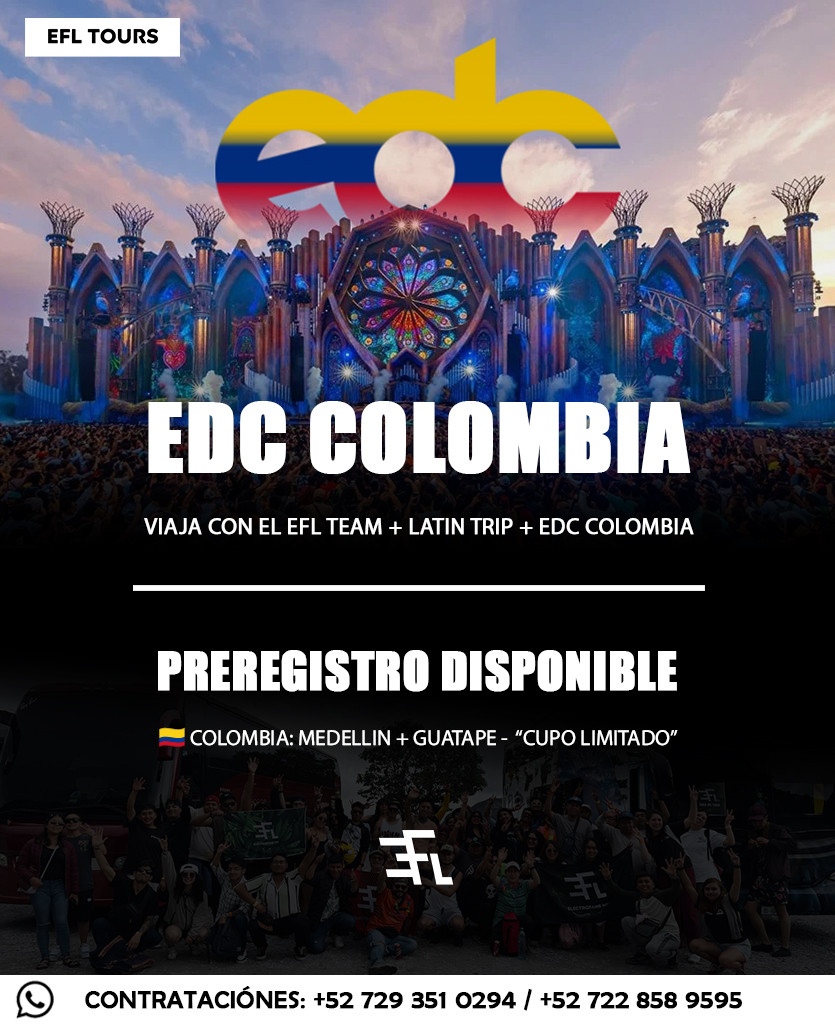 Tour EDC Colmbia 2026 desde México / EFL Team