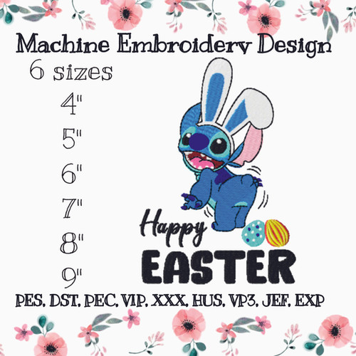Machine Embroidery Design Easter Stitch | Embdes-eva
