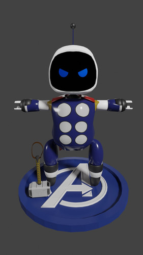 Bot Model: Thor - T-Pose | PW Presents