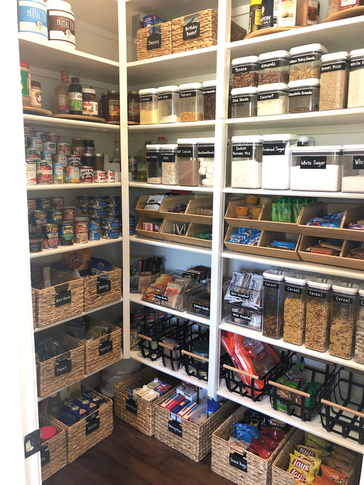 Natural + Black Pantry