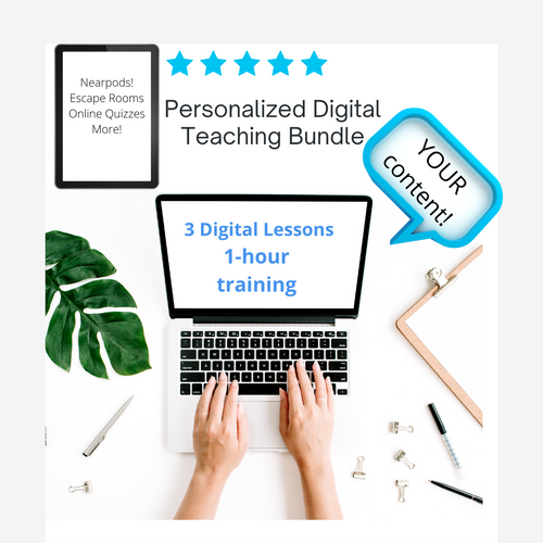 3 Personalized Digital Lessons + One Hour of Training | Online Teacher ...