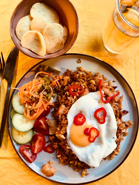 how to make dutch nasi goreng