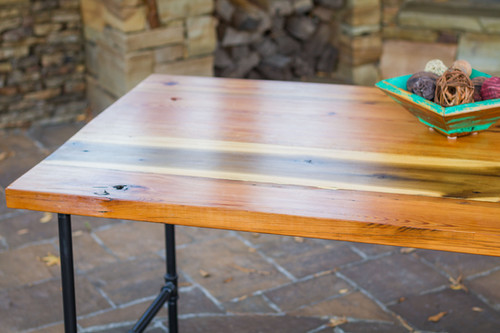 Multi-Species Wood Desk | WoodenMetal, LLC