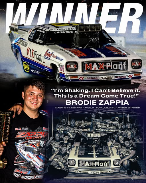 Teen Sensation Brodie Zappia Stuns Westernationals Doorslammer Field