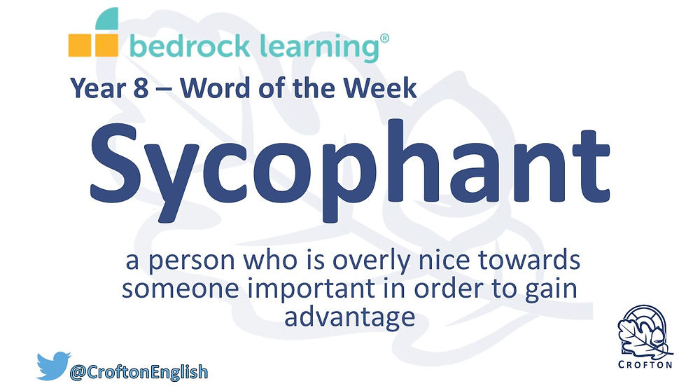 KS3 Words of the Week