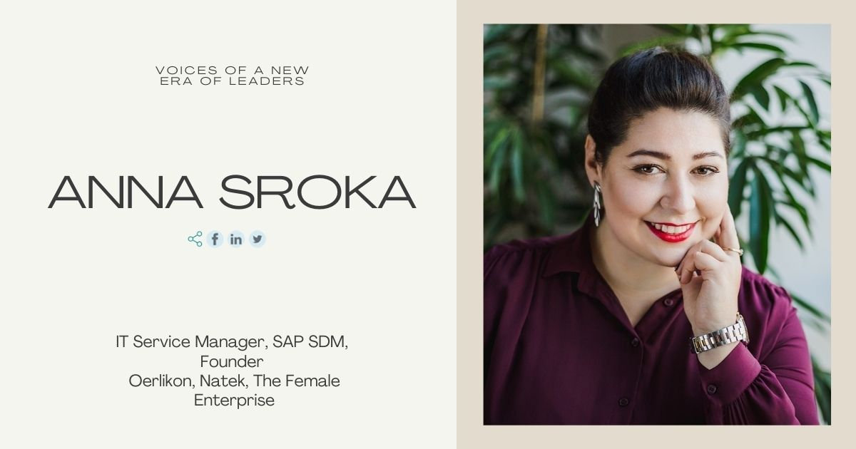 Anna Sroka as a voice for a new era of leaders
