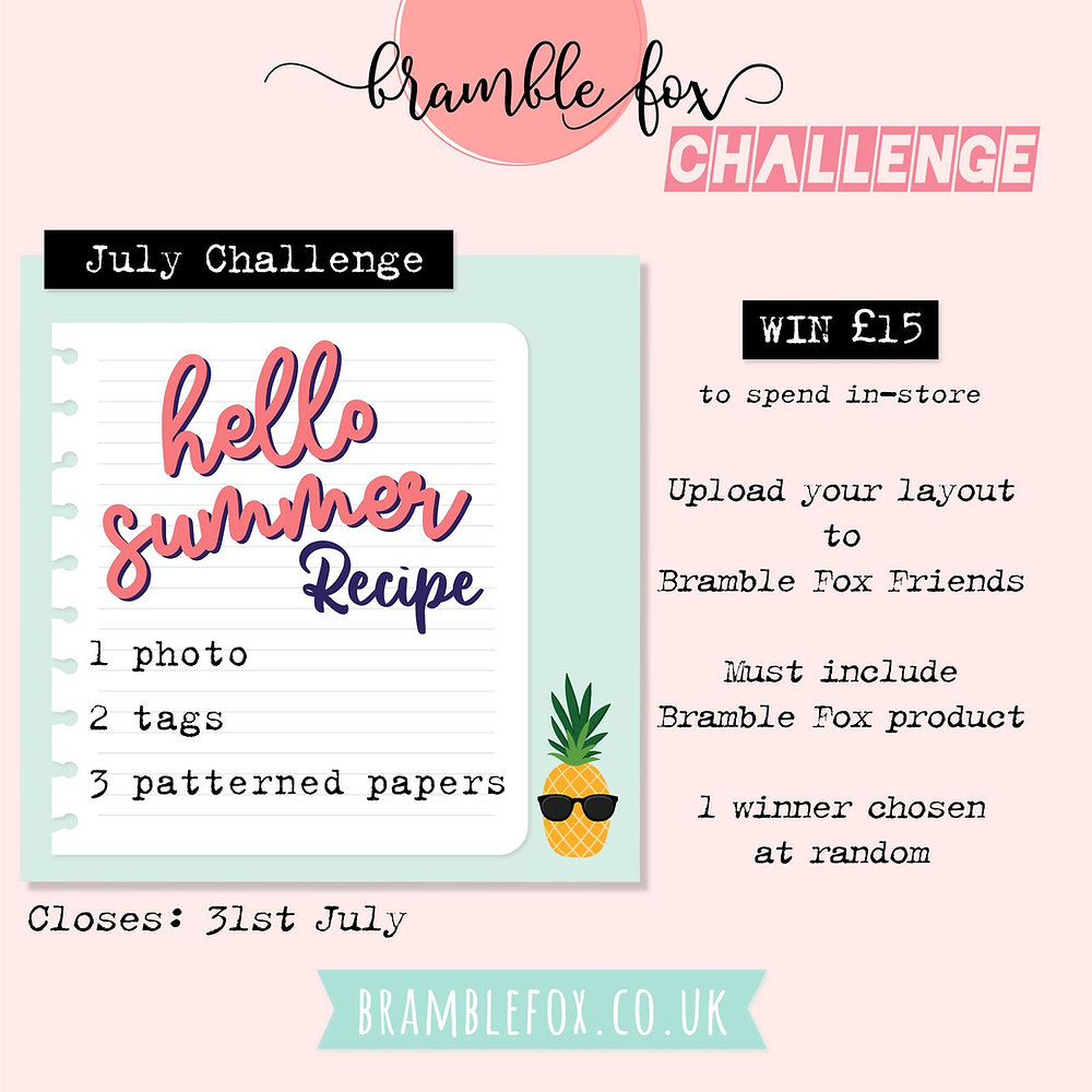 July Challenge - Awesome Summer - Joanne Bartell