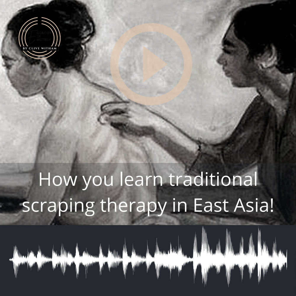 How you learn traditional scraping therapy in East Asia!