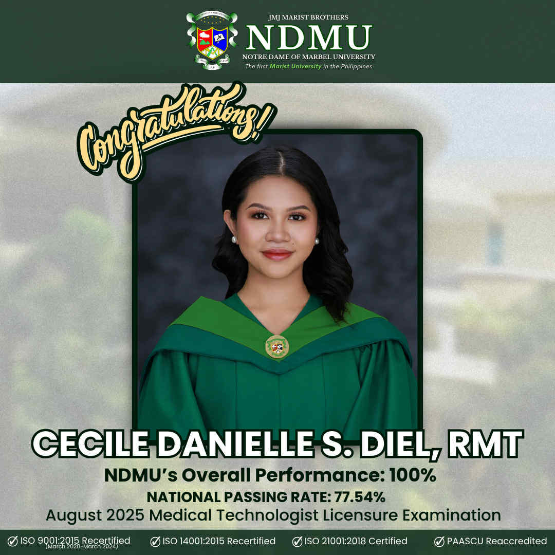NDMU Celebrates 100% Passing Rate in August 2025 Medical Technologist ...