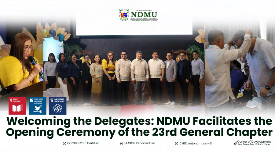 Welcoming the Delegates: NDMU Facilitates the Opening Ceremony of the ...