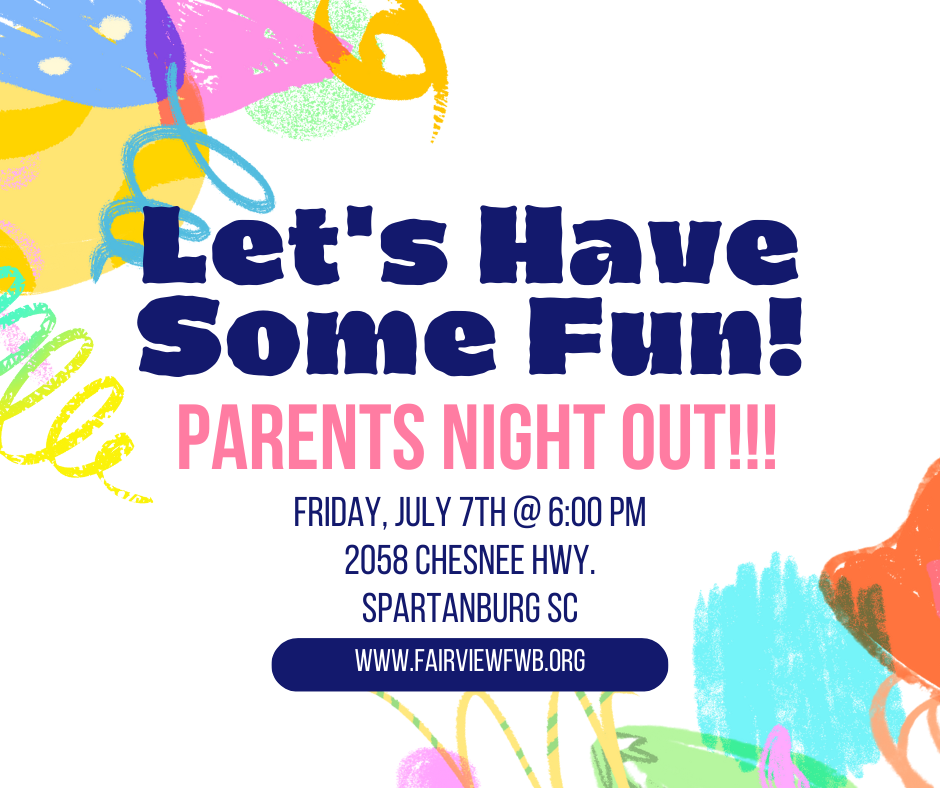 Parents Night Out Fundraiser | Fairview FWB