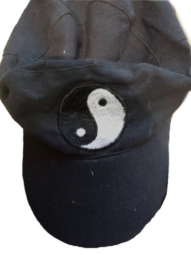 Cotton Cap with Ying Yang Embroidery | Mysite