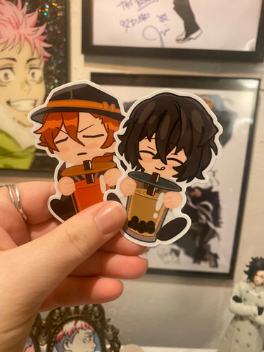 BOBA - Dazai and Chuuya Sticker | Casettetapegirlshop
